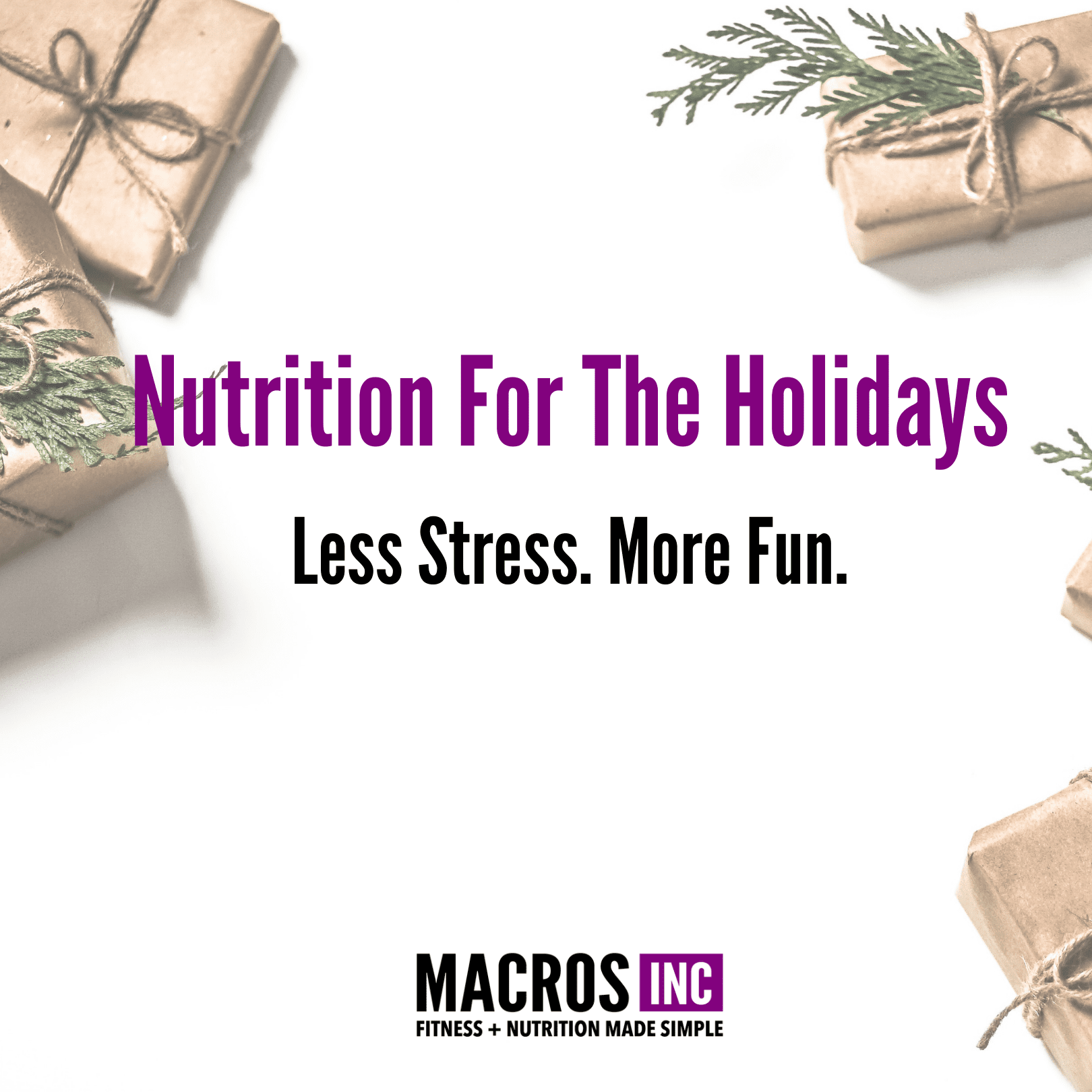 Nutrition for the Holidays - Macros Inc