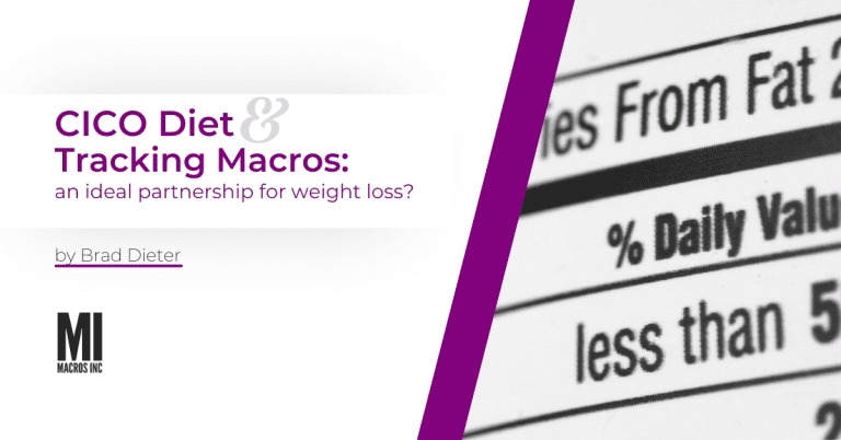 CICO Diet and Tracking Macros - Macros Inc