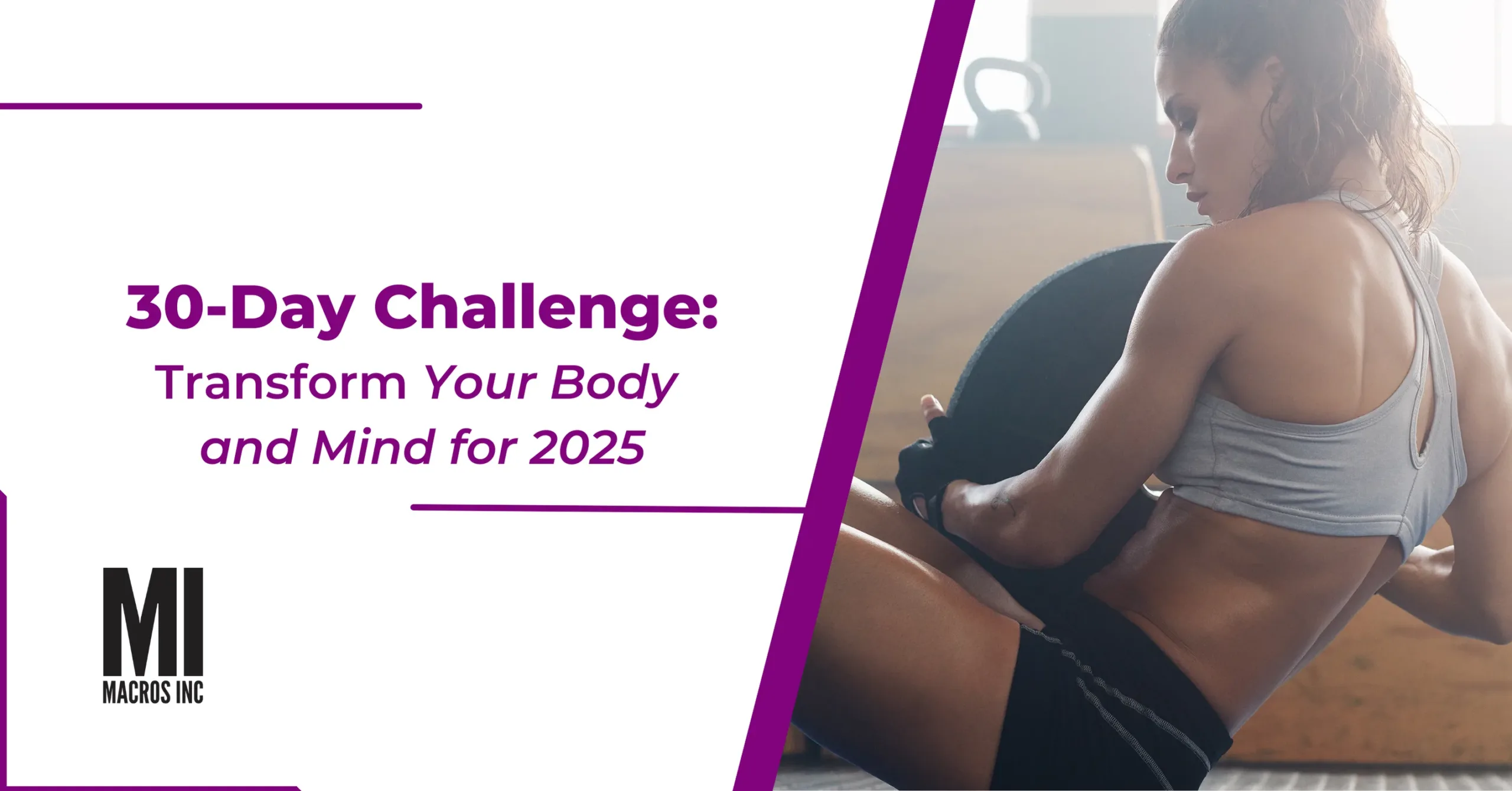 30-Day Challenge: Transform Your Body and Mind for 2025 - Macros Inc