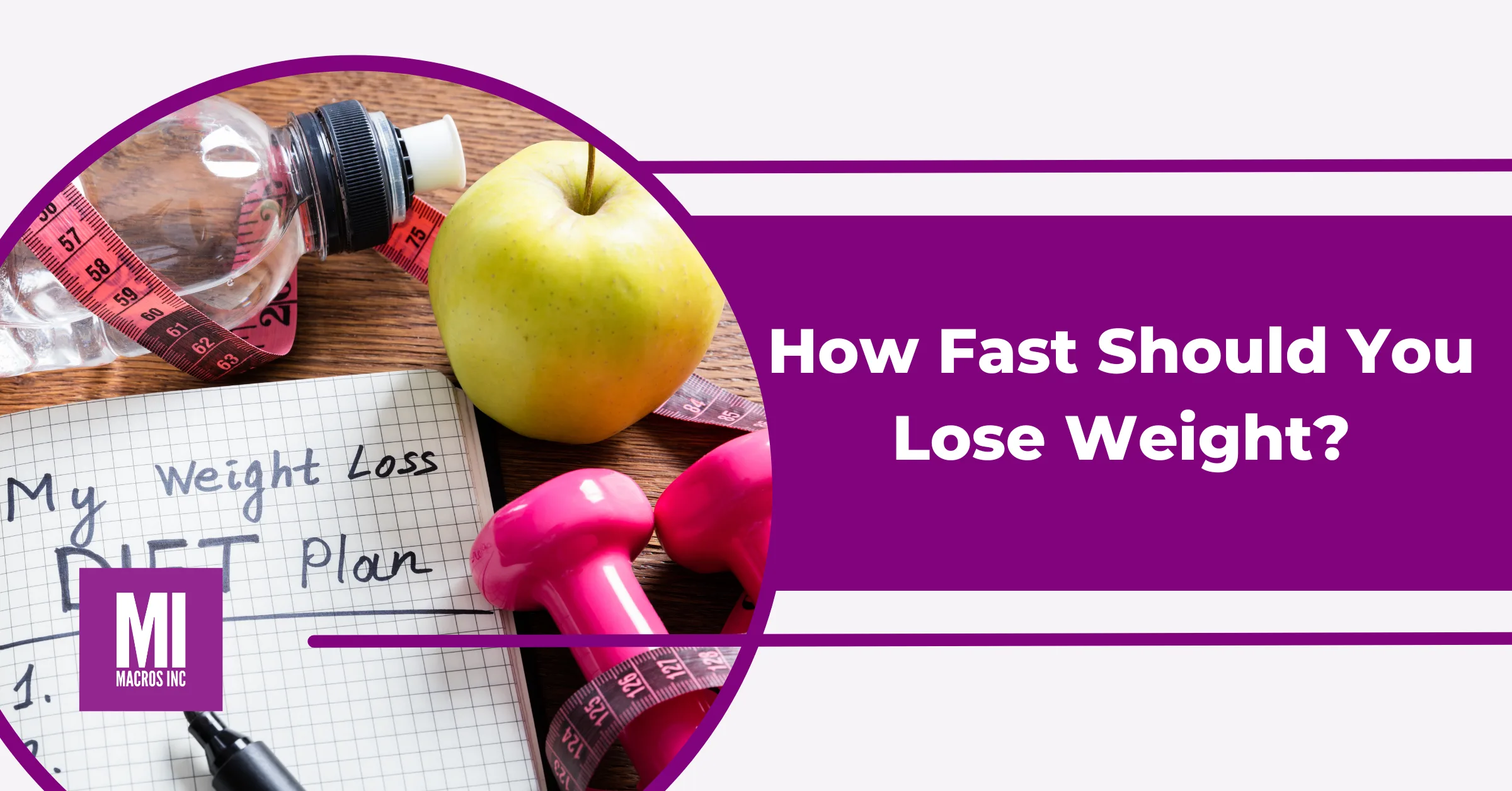 How Fast Should You Lose Weight? - Macros Inc